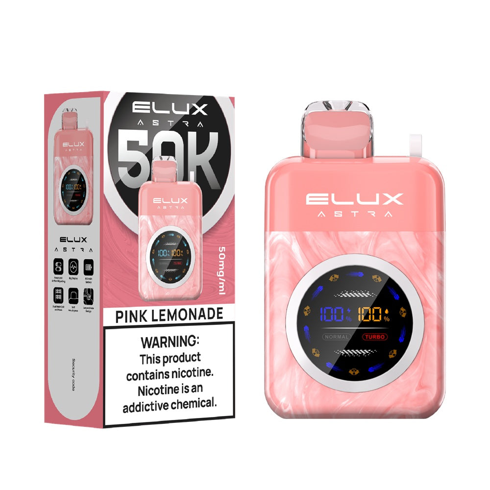 Pink Lemonade Elux Astra 50K Disposable Vape