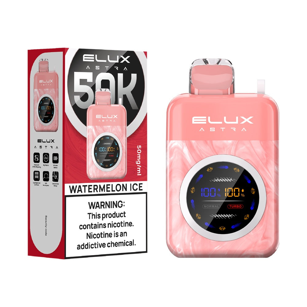 Watermelon Ice Elux Astra 50K Disposable Vape