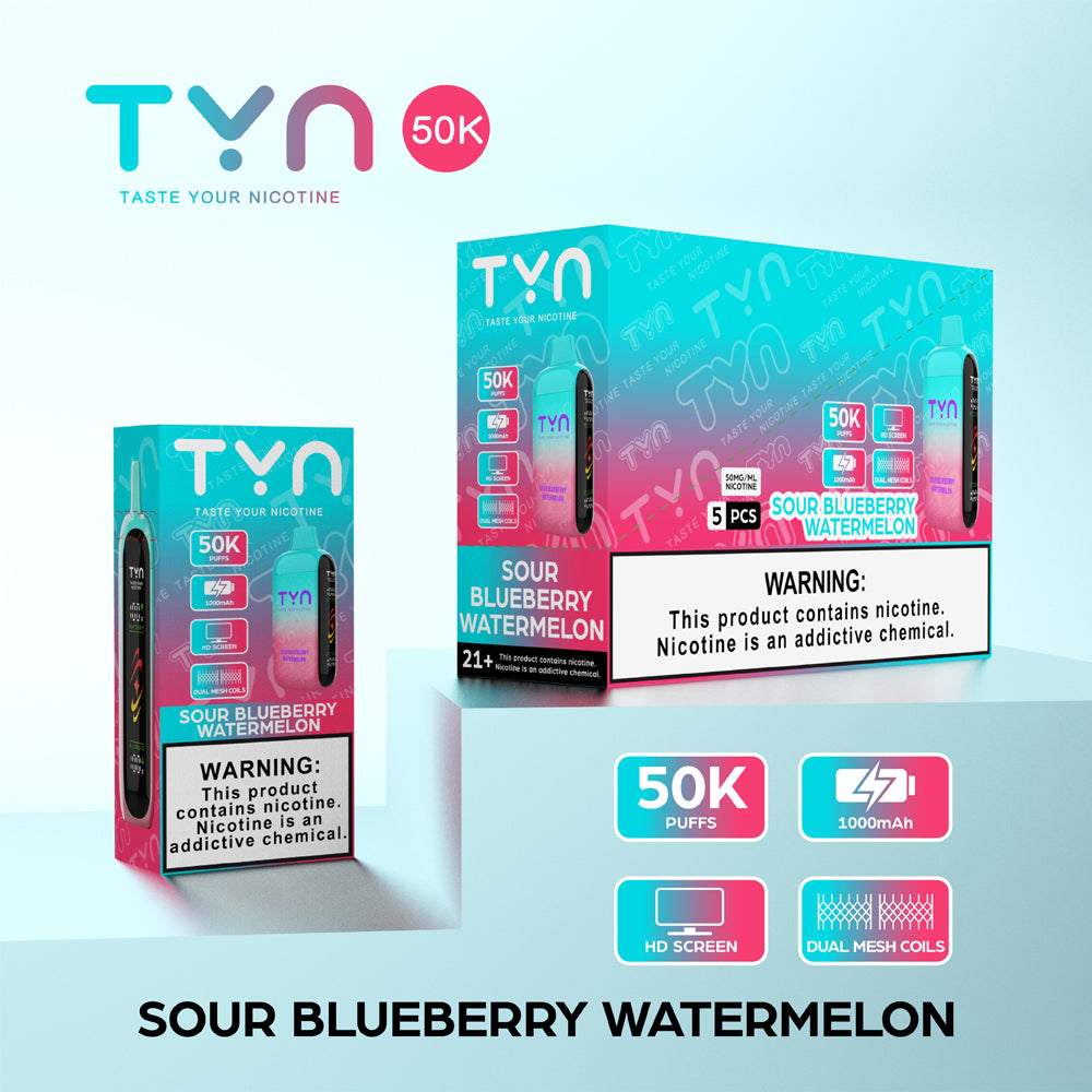 TYN 50000 Puffs Disposable Vape | VaperDudes