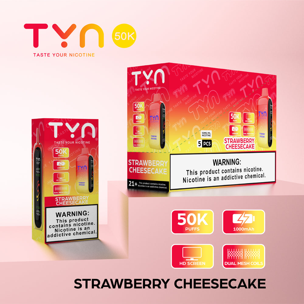 TYN 50000 Puffs Disposable Vape | VaperDudes
