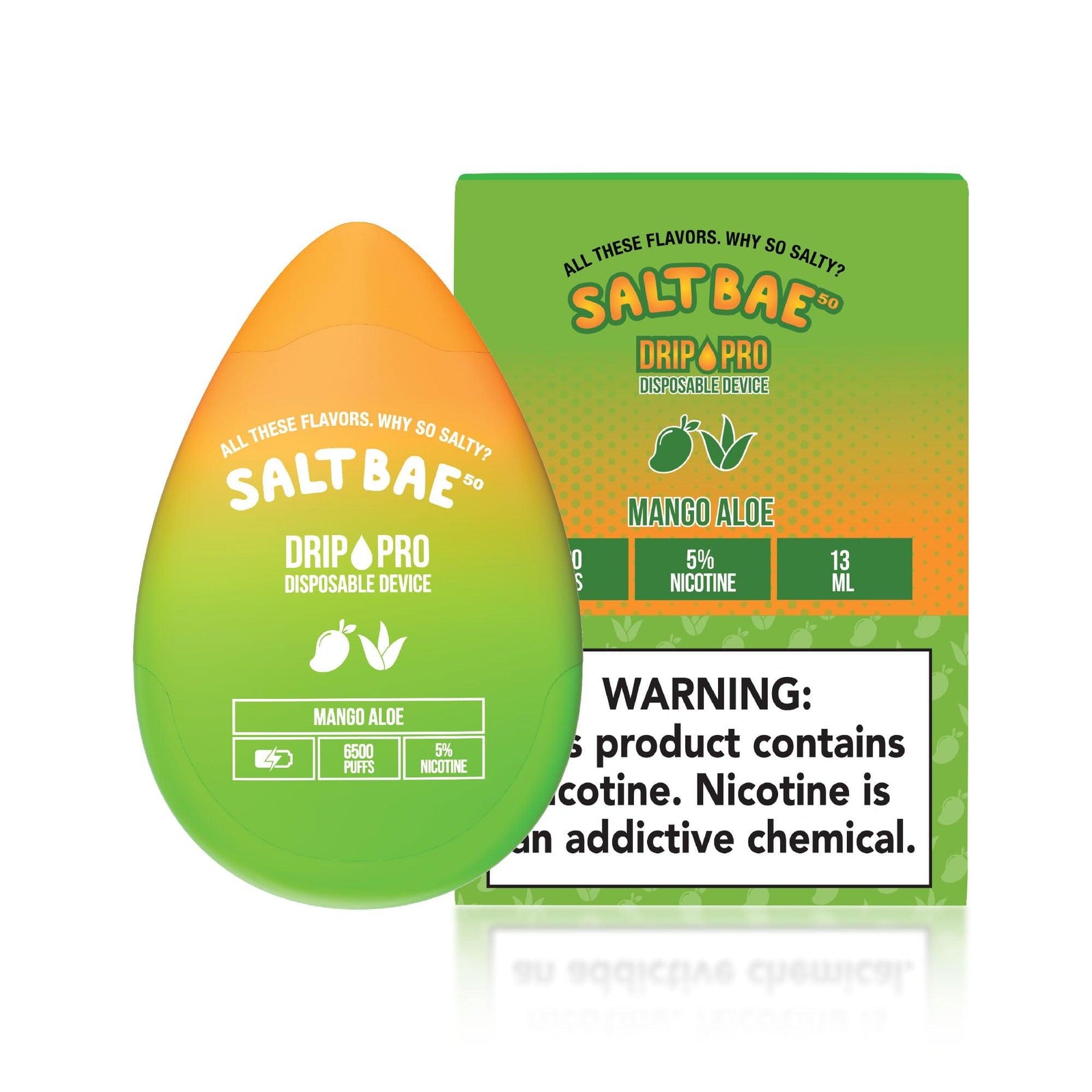 Salt Bae Drip Pro 6,500 Puffs: 13ml e-Juice | Salt Bae Vapes